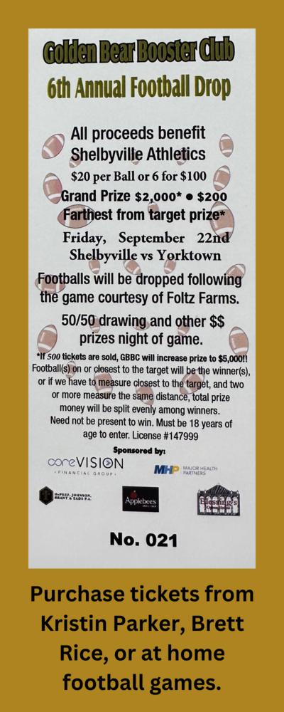 Football Drop! | Shelbyville High School